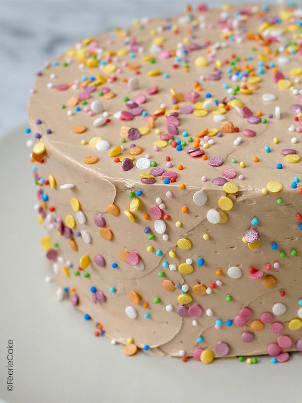 Fiche recette - Gâteau Layer cake aux 3 chocolats - Féerie cake