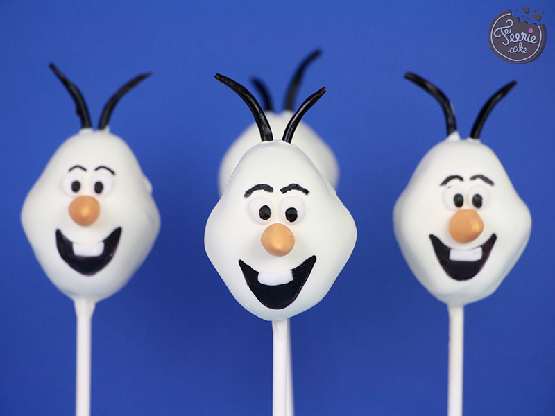 Cake pops Olaf, un tutoriel givré
