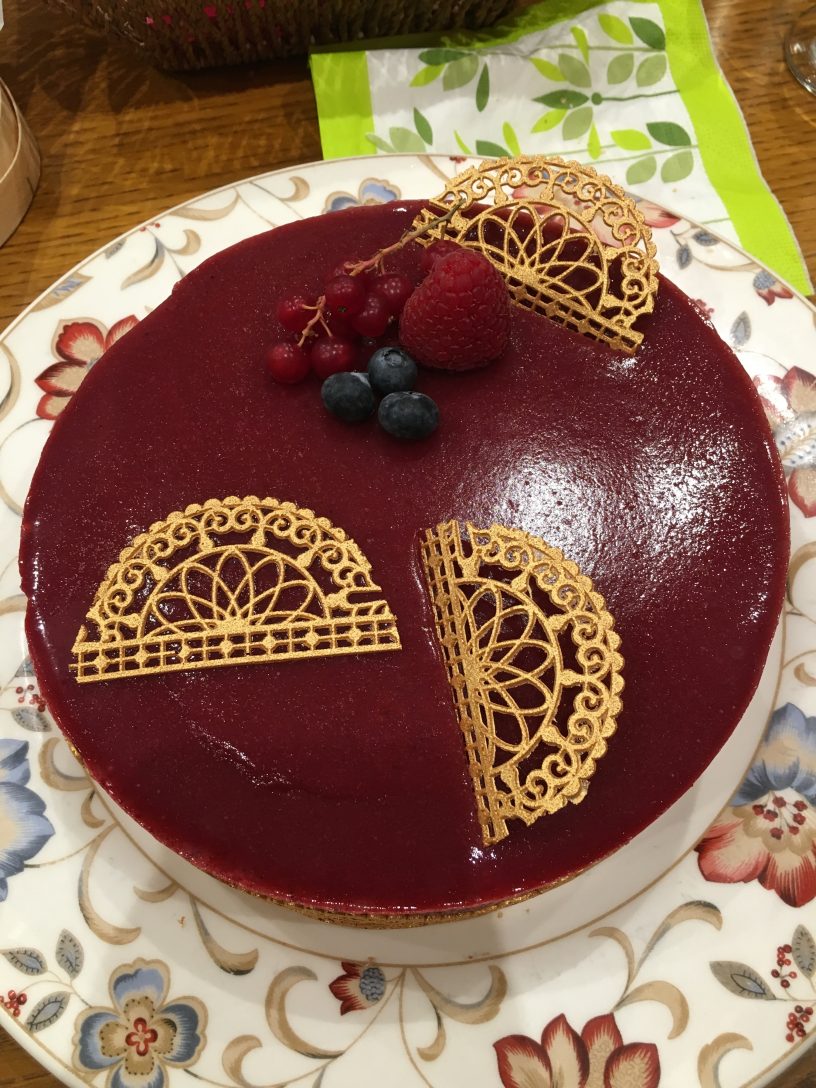 Le bavarois fruits rouges de Delphine - Féerie Cake