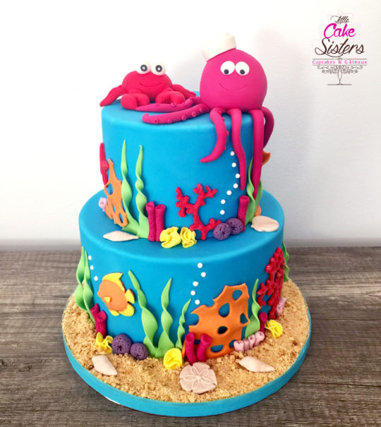 Tutoriel : Gâteau marin - Féerie cake