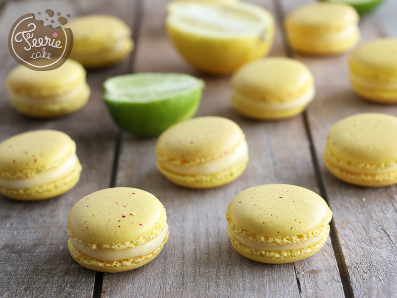 Recette des macarons citron/framboise - Féerie Cake