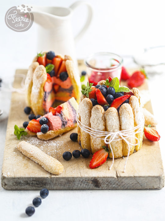 Recette de la mini Charlotte aux fruits rouges - Féerie Cake