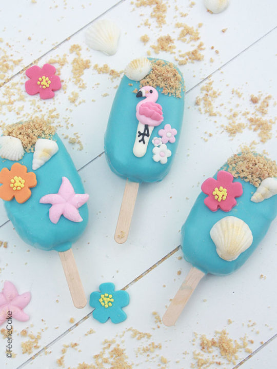 Cakesicle pop - Les cake pops glaces tropicales - Féerie cake