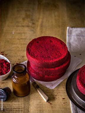 Le gâteau red velvet